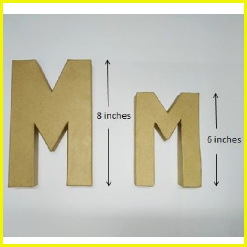 බ ⍞ ಌ Paper Mache Standee (Letter & Numbers) | Shopee Philippines