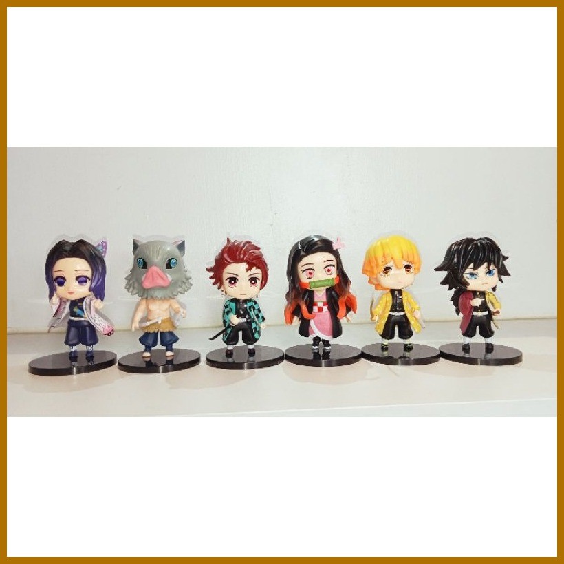 Demon Slayer Chibi Figure (Nezuko Tanjiro Zenitsu Shinobu Inosuke ...