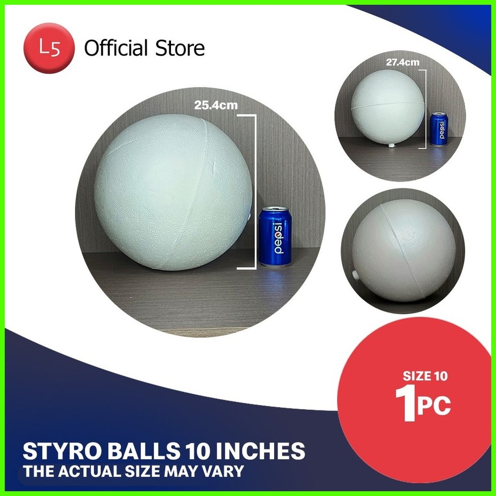 Styro Ball 10 inches (1pc) | Shopee Philippines