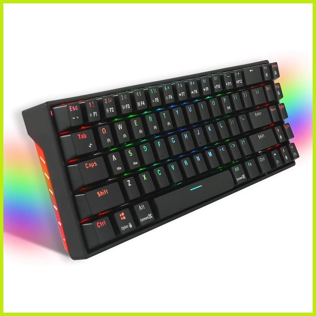 Royal Kludge RK71 Wireless Bluetooth 71 Keys RGB Backlight Hotswap ...