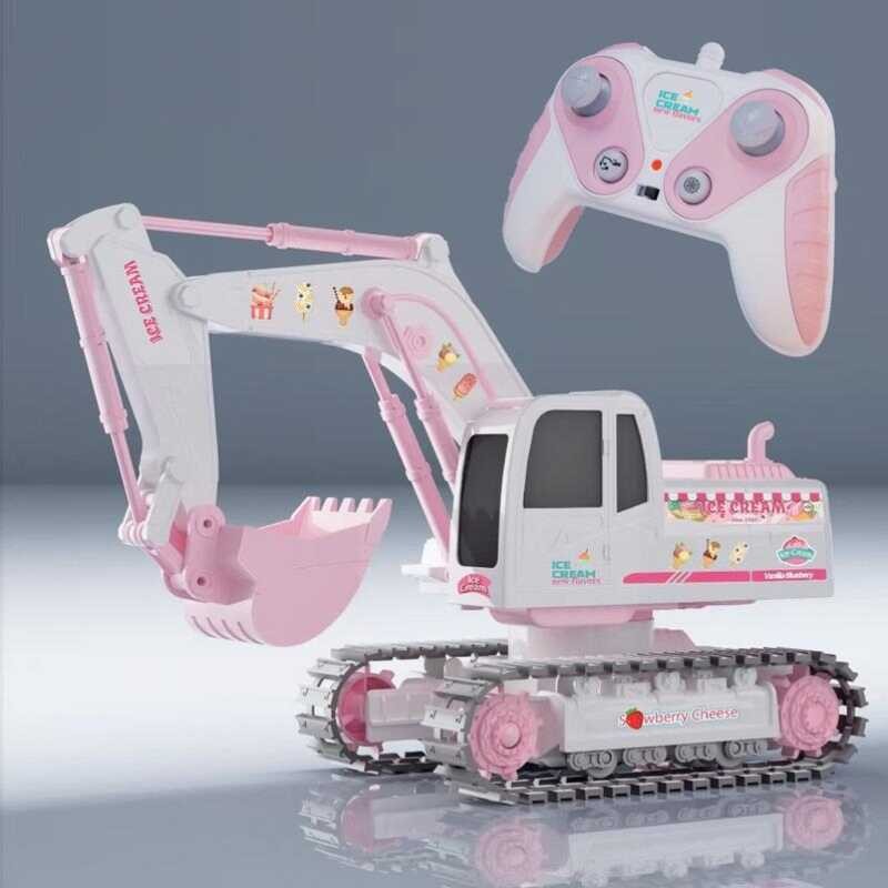 Remote Control Car Girl Edition Children's Pink Cute Charging Dynamic ...