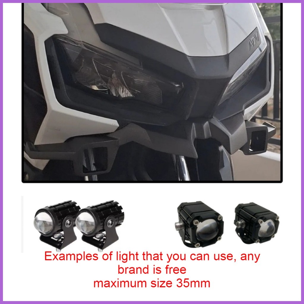 ∏ Winglet Honda adv150/160 New design with Spot Light position | Shopee ...
