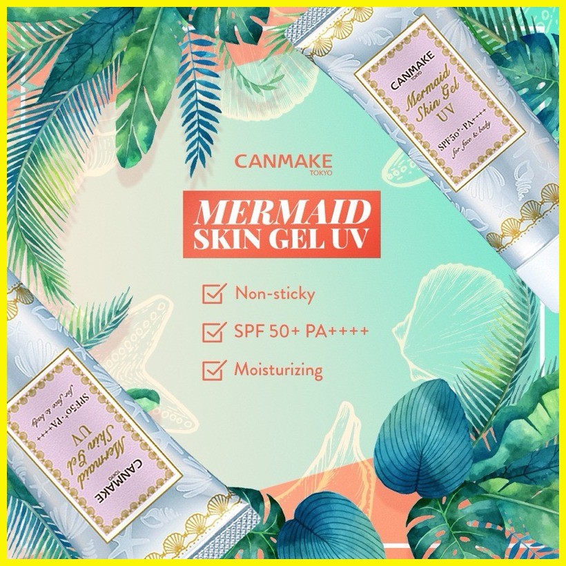 CANMAKE Tokyo Mermaid Skin Gel UV 40g Sunscreen SPF 50+ PA+++ AUTHENTIC ...