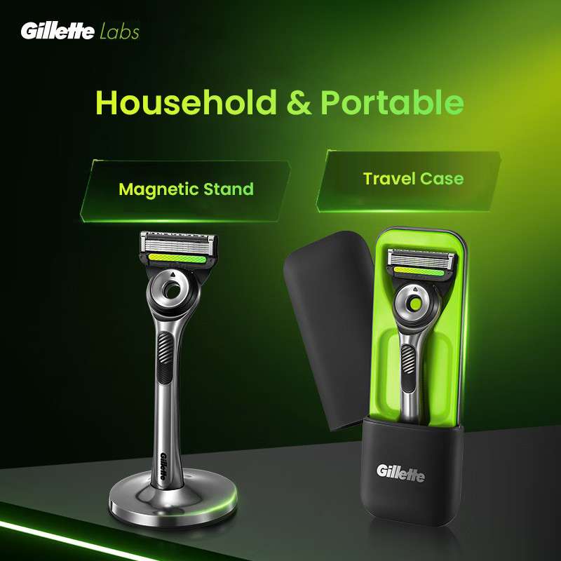 Gillette Razor Labs Gift Kit Flexdisc Blades Shaving Beard Razor for ...