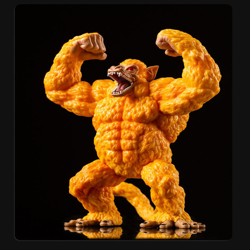 6C 14Cm Cartoon Dragon Ball Z Son Goku Golden Ape Gorilla Action Figure ...