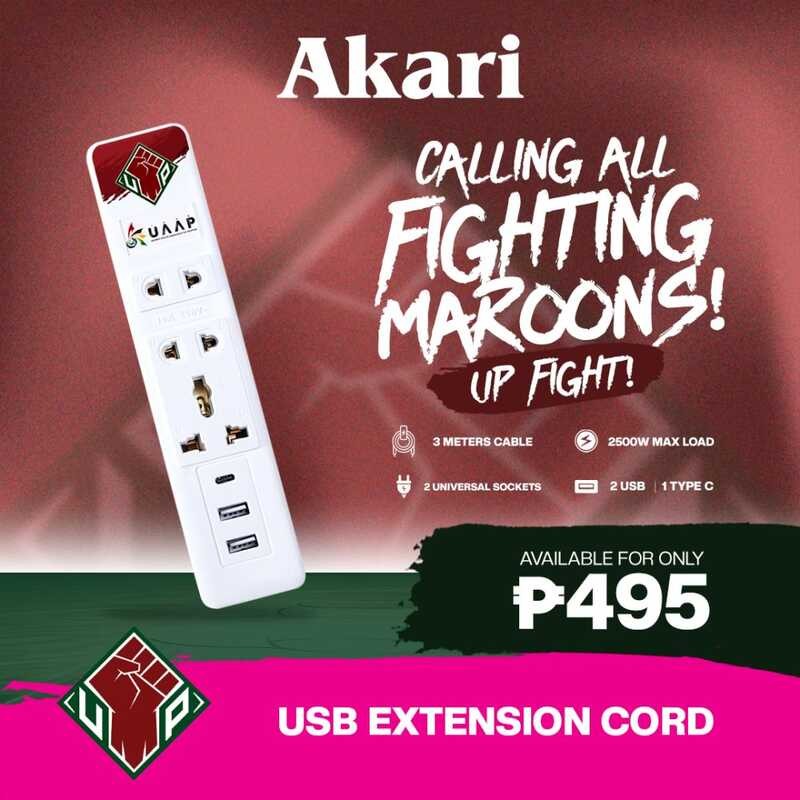 LY AKARI X UAAP [ UP ] 3-Gang 3M Extension Cord Na May 2Usb/1Type C ...