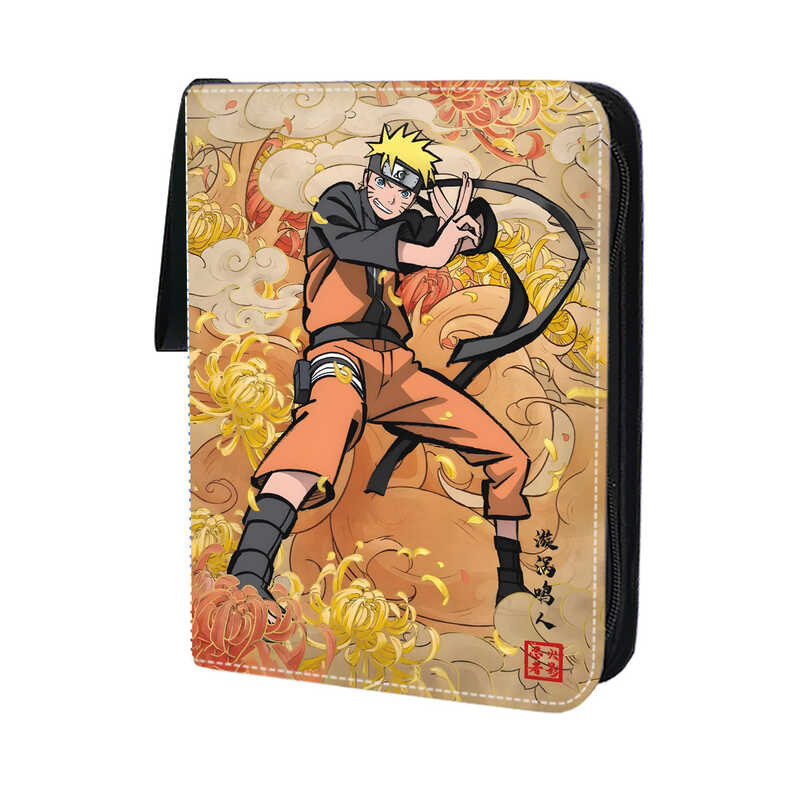 NARUTO 9 Pocket Trading Anime Binder - Collector Na May 50 Inner Pages ...