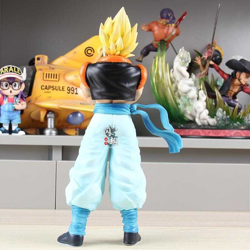 SK 30 Cm Dragon Ball Z Figures Gogeta Action Figure With Two Heads DBZ ...