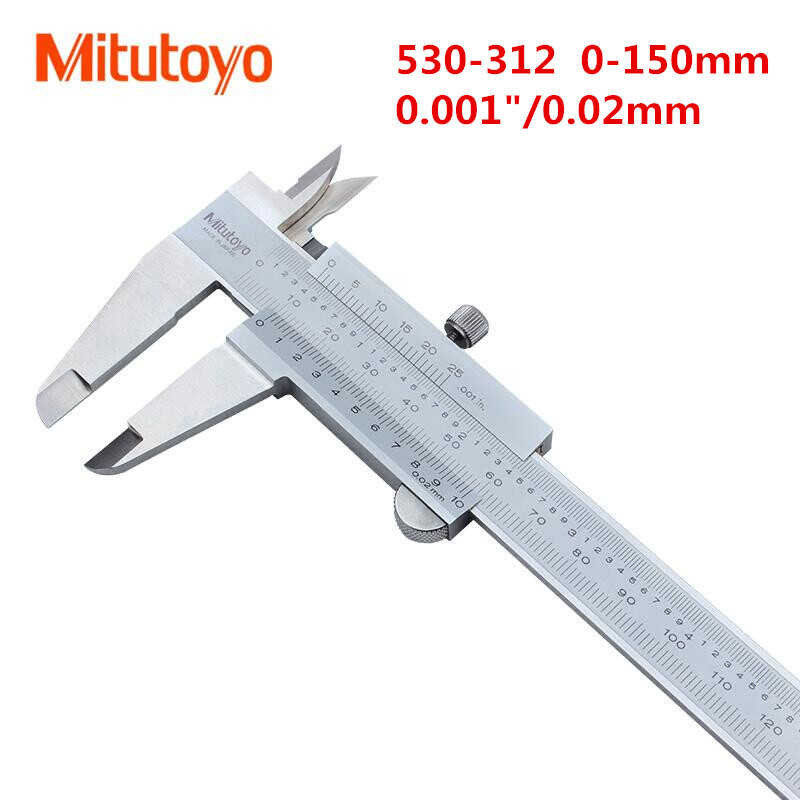 Mitutoyo E Vernier Calipers Precision 0.02Mm 6" 0-150Mm 530-312 Measuring Industrial Accurate ...