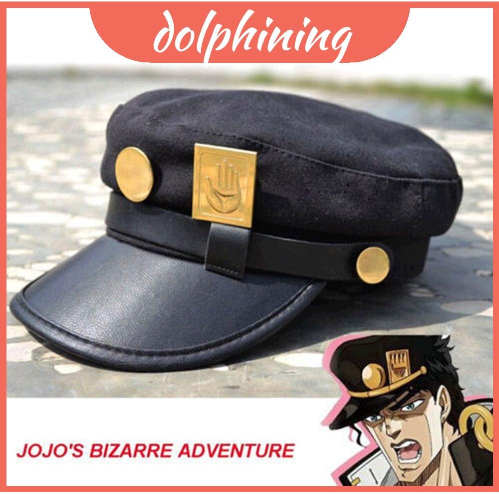 Anime Jojo's Stylish Bizarre Adventure Hat Jotaro Kujou Joseph Army Cap ...