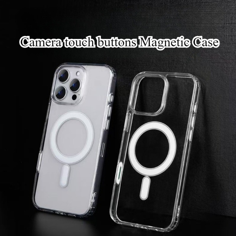 Clear Hard Acrylic Magnetic For IPhone 16 Pro Max Plus with AI ...