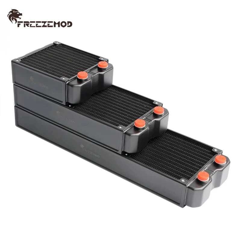 FREEZEMOD Radiator Water Coog Aluminum 120/240/360 PC Heatsink Radiator ...