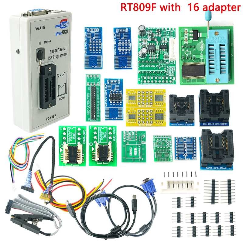 RT809 RT809F Serial lcd usb programmer Repair Tools VGA LCD ISP ...