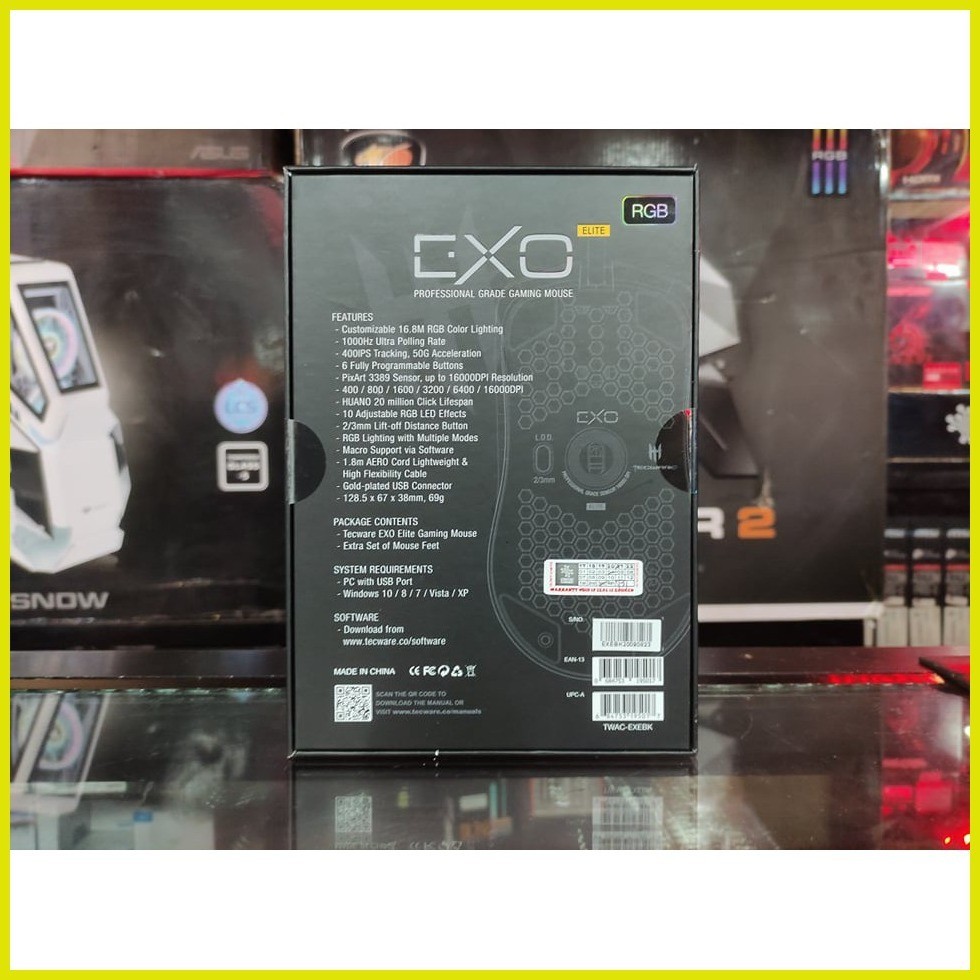 Tecware Exo Elite Professional Grade Gaming Mouse Shopee Philippines