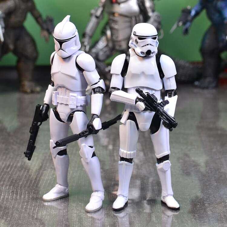 STAR WARS 6-inch Mandalorian 501st Corps White Clone Empire Storm Shock ...