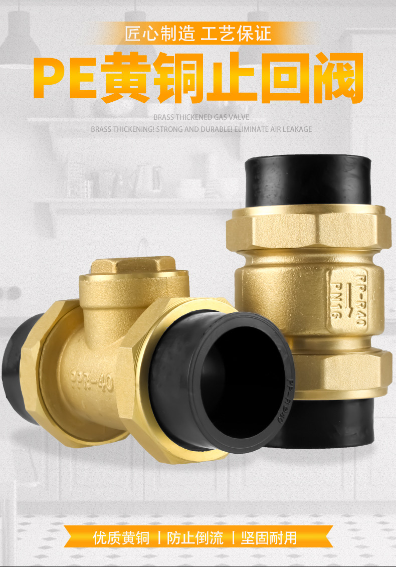 [.666.]water pipe check valve copper horizontal vertical double live ...