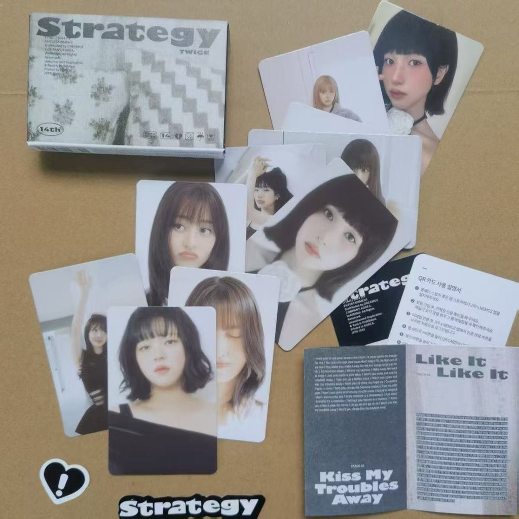 TWICE [STRATEGY] 14th Mini Album PLATFORM NEMO / 1 QR+10 Photo Card ...