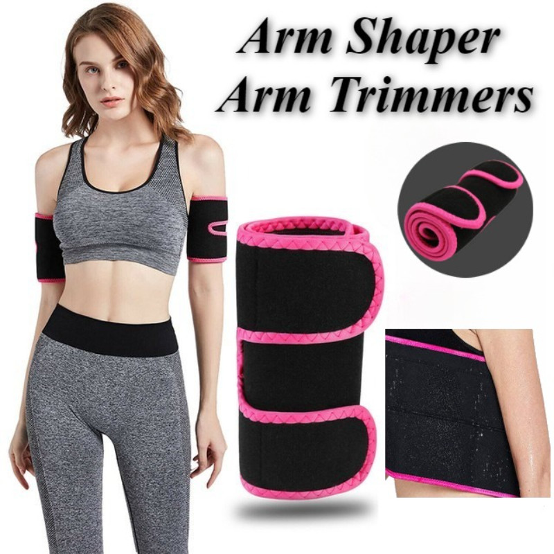 1 Pair Arm Shaper Sauna Sweat Band For Women Arm Trimmers Arm Slimmer ...