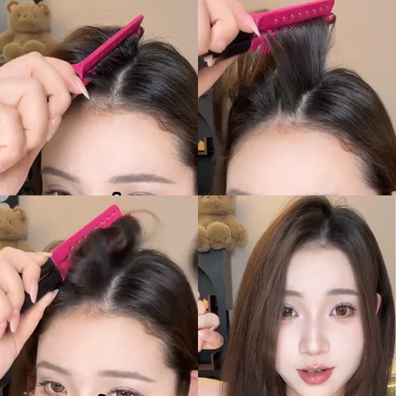 Volumizing V-shaped Clip Hair Styling Comb Unisex Fluffy Texture Comb ...
