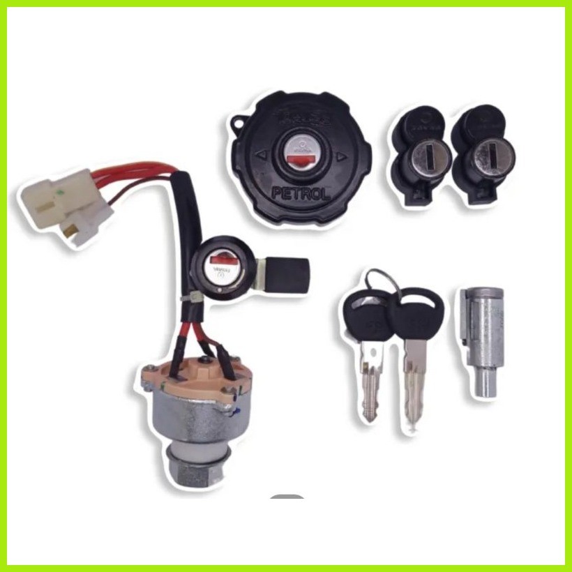 ♂ KGC - Lock Set with Keys (E4 Petrol Phili) Piaggio Parts | Shopee ...