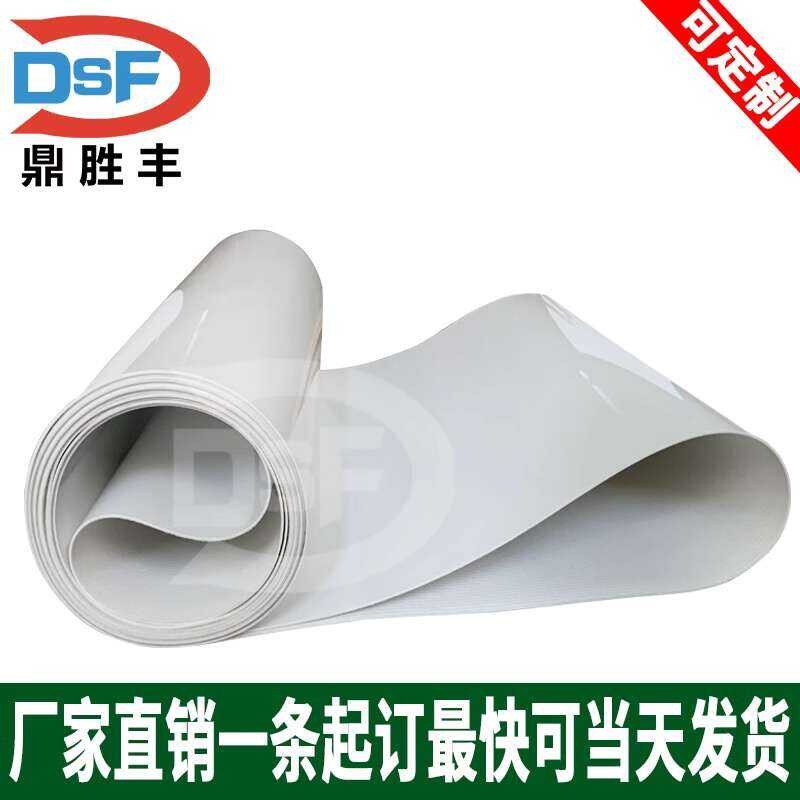 White PU food grade Small flat assembly line conveyor laminate machine ...