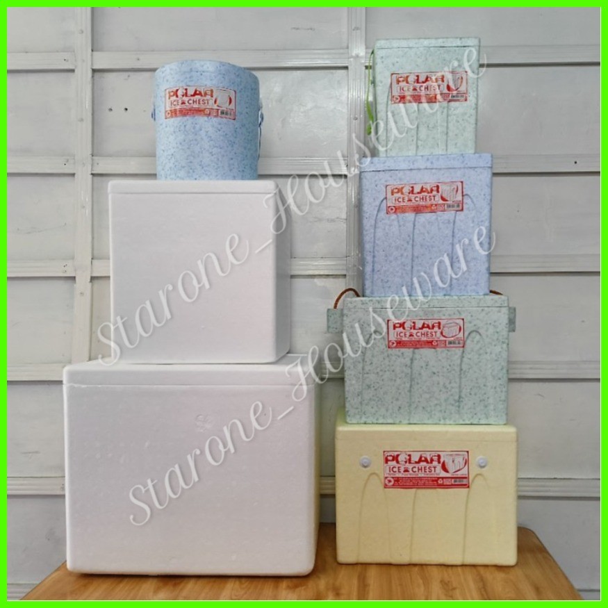 STYROBOX / STYRO BOX / PICNIC BOX ICE CHEST / ICE BOX / COOLER /(RAMDOM ...