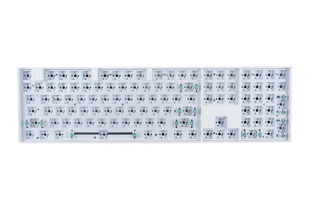 RK108 Mechanical Keyboard Kit RGB Light Bluetooth Three-mode 2.4G ...