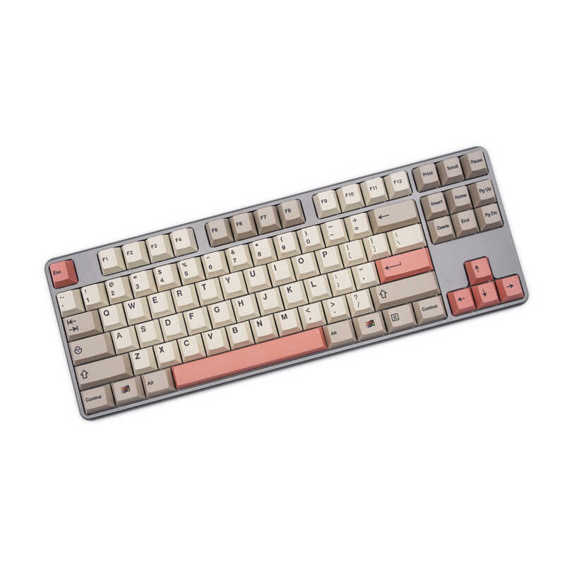 9009 G-Y Colorway Retro 153 PBT Dye-Subtion Keycaps Cherry Profile For ...