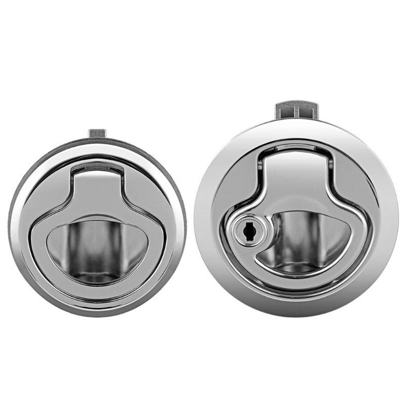 Stainless Steel 6D Pull Hatch For Latch Cabinet Drawer Metal Doorknob ...