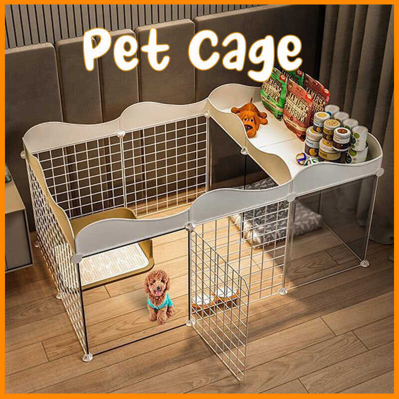 Fence Animal sa loob na may toilet maliit at medyo-laking aso Kennel ...