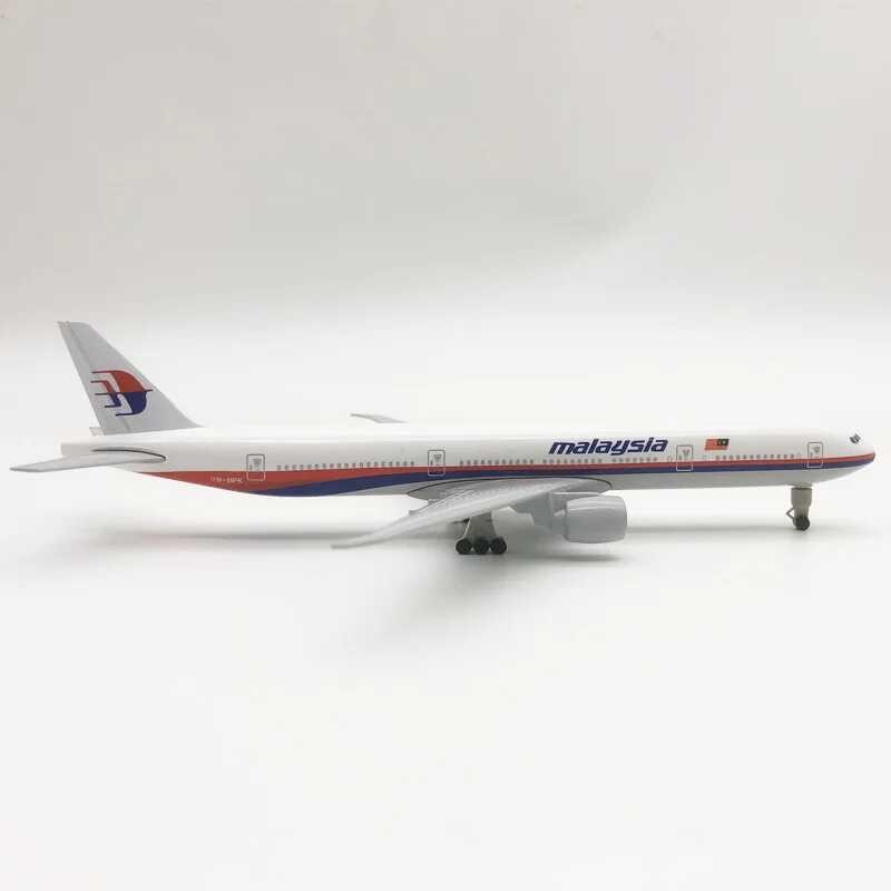 19Cm & Malaysia Aires Boeing 777 B777 Airways Alloy Metal Airplane ...