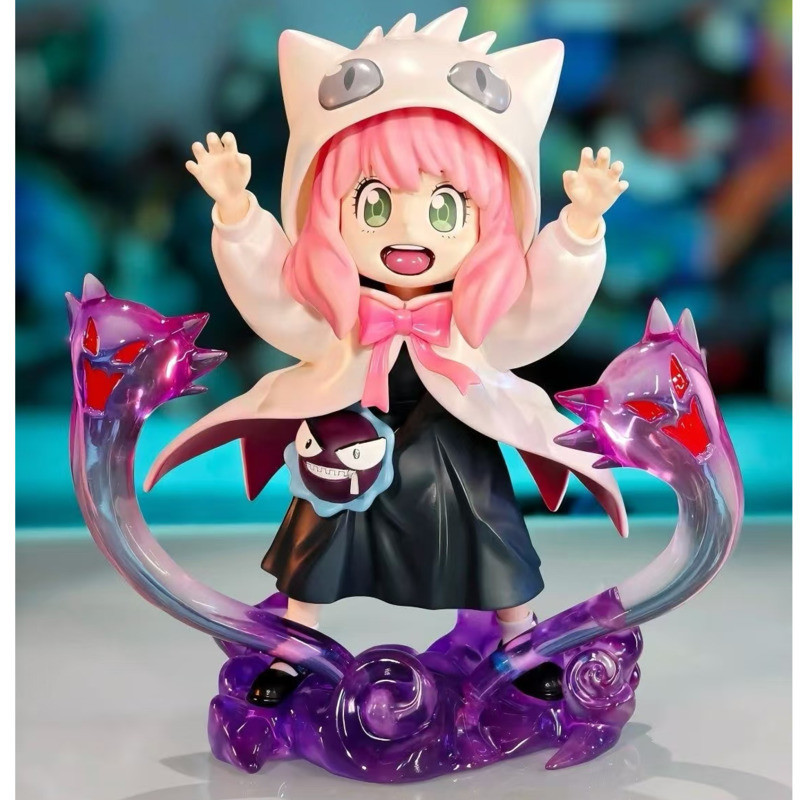 Anime Spy X Family Anya Figure Cute Anya Cos Gengars PVC Action Figure ...