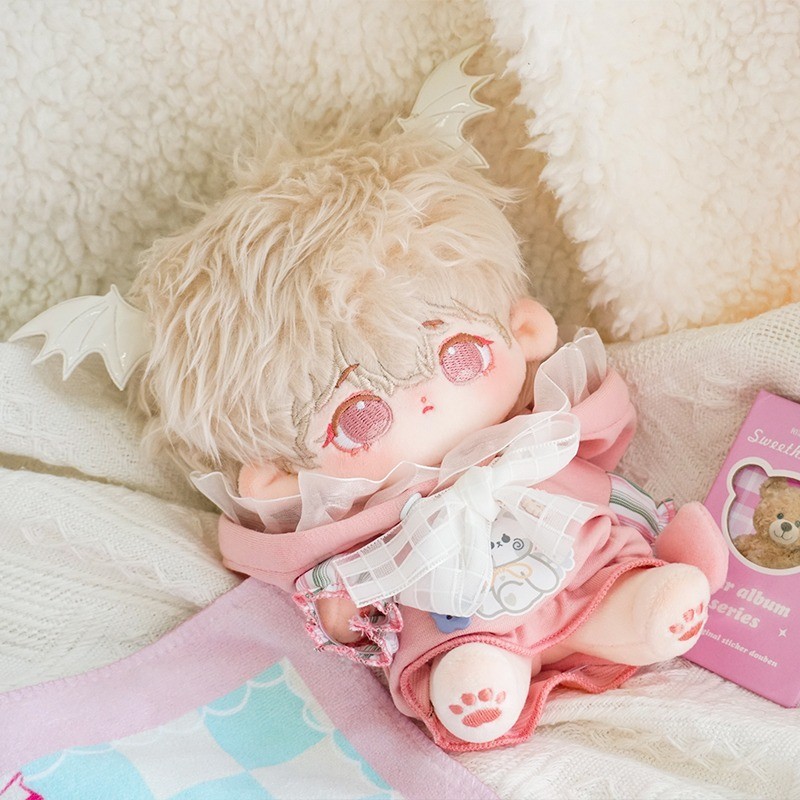 Cotton Doll 20cm Naked Baby Brother Cute Pink Little Devil Doll No ...