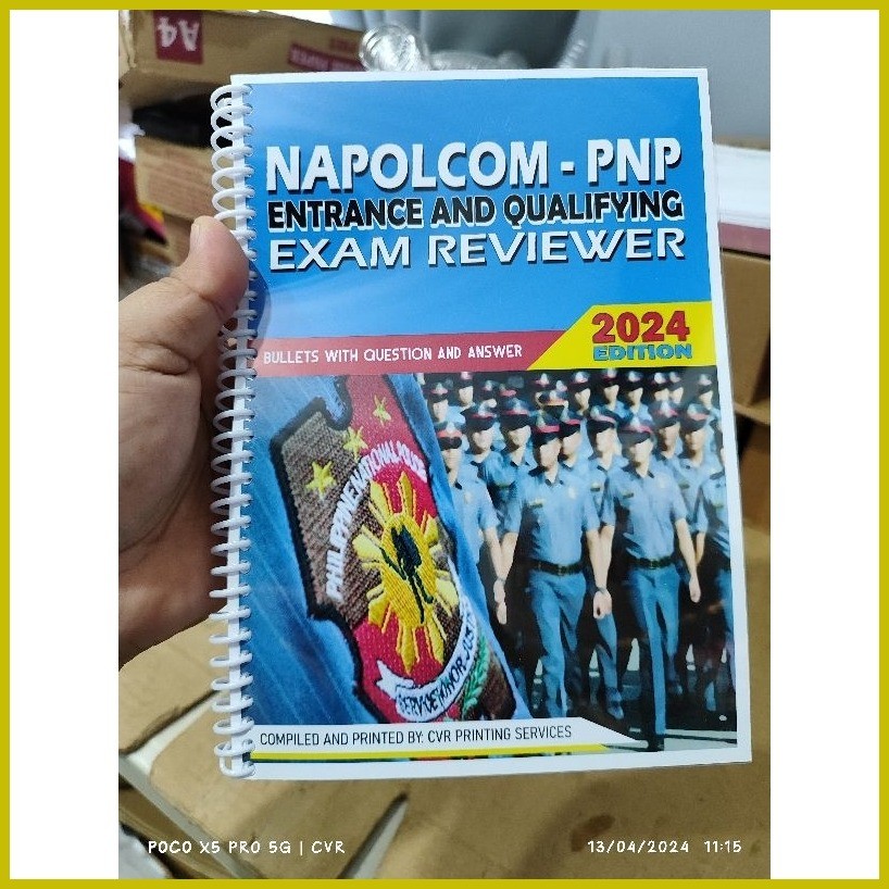 ஐ NAPOLCOM COMPREHENSIVE ENTRANCE EXAM REVIEWER COMPLETE 2024 UPDATED ...