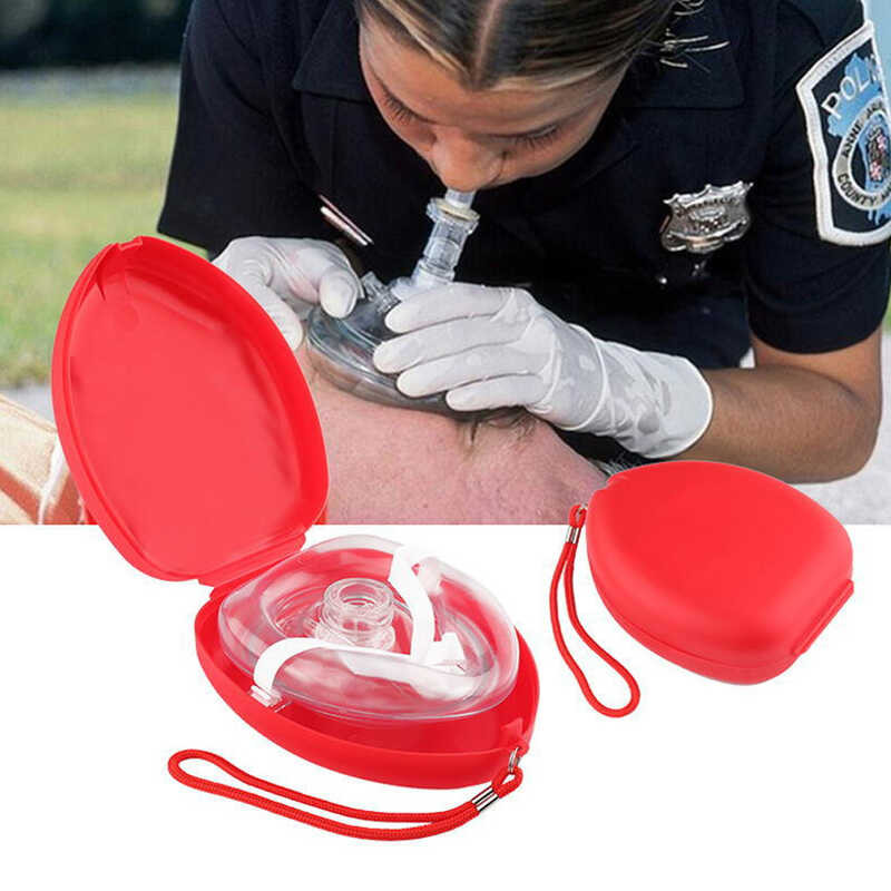 Car Rescue Emergency First Aid Masks Resuscitator One-Way Vae CPR Face ...