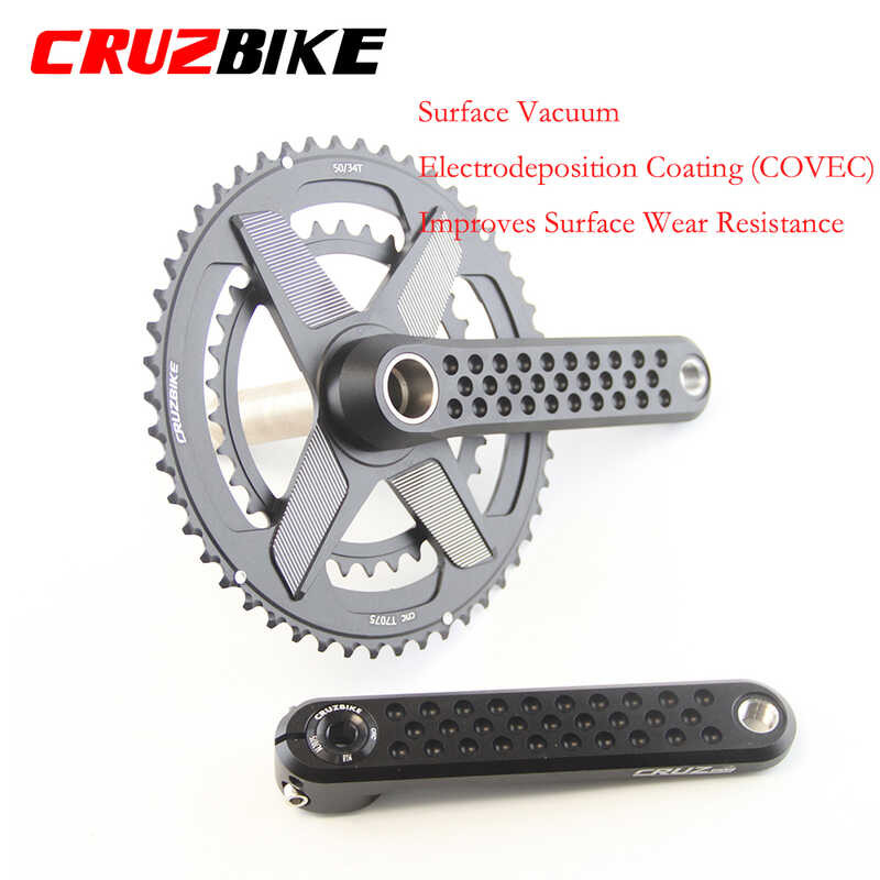 301 Cruzbike Road Bike Crankset 155/160/165/170/ Crank 9/10/11/12 Speed ...