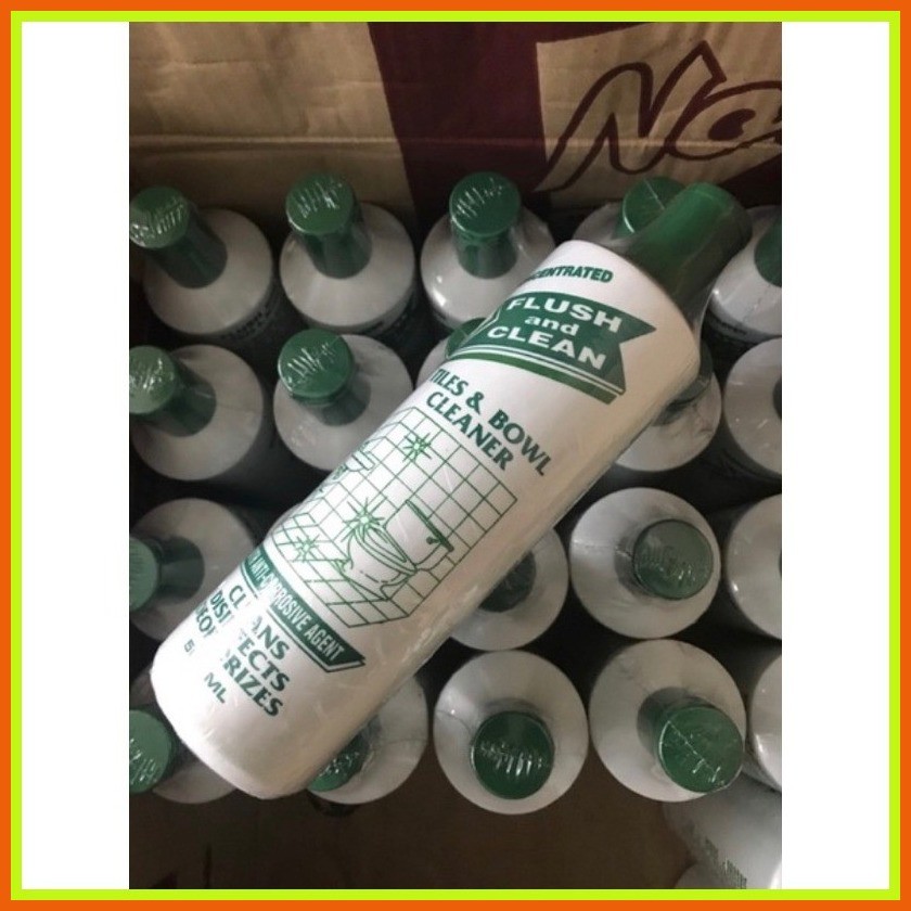 § FLUSH AND CLEAN TOILET BOWL CLEANER 500ml (1 box) | Shopee Philippines