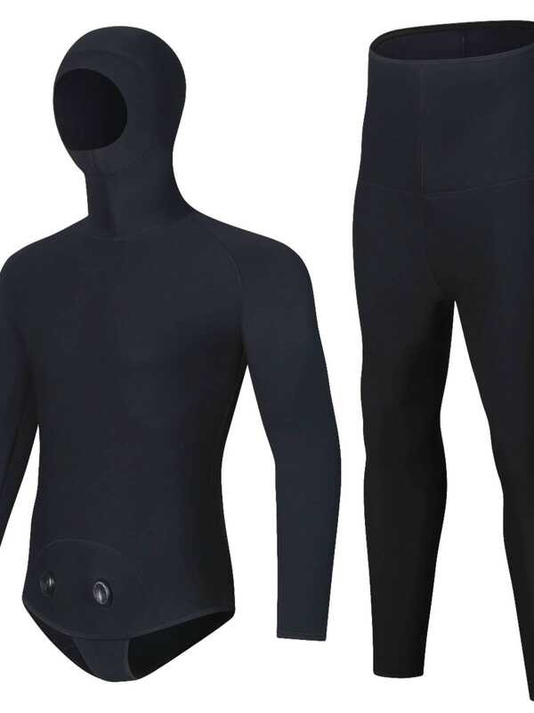 Diving warm clothing, male split 3mm water ghost suit, fishermen's wet ...