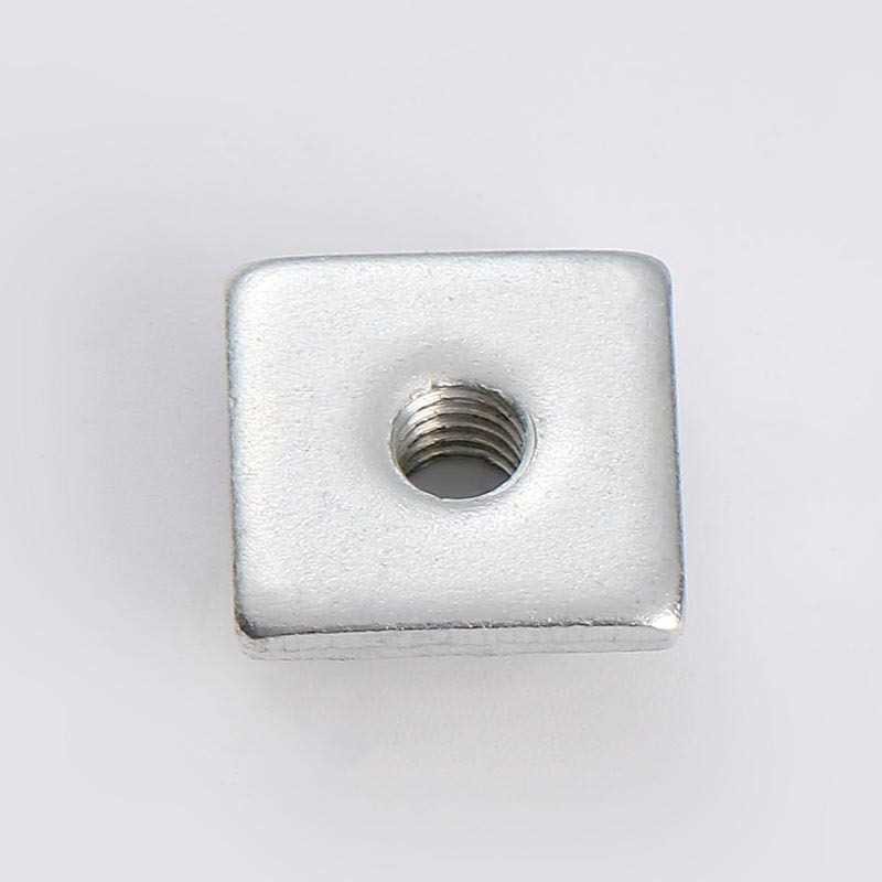 Non standard T-shaped punch stainless steel square nut M6 square square ...