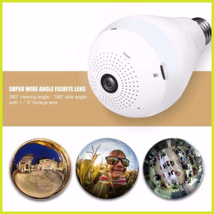 ↑ V380 LED Bulb Light WIFI Spy Camera Security Camera | Shopee Philippines