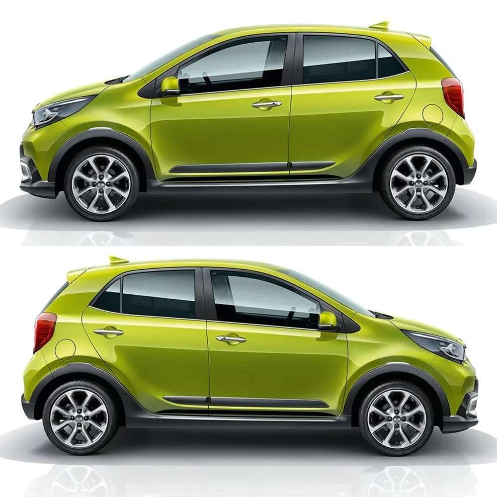 Fashion racing stripes car sticker For Kia Picanto Morning creative ...