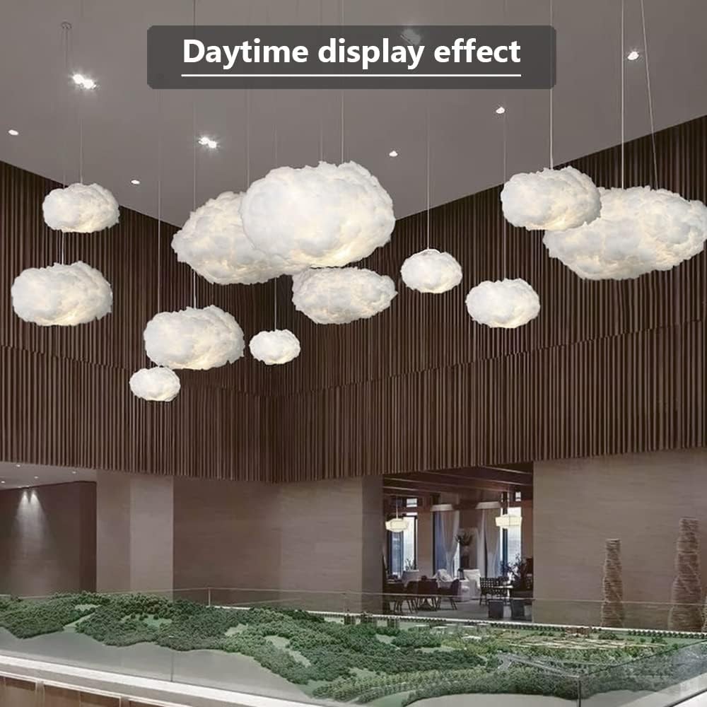 DIY RGB Cloud Lights APP Remote Control Music Sync 3D Lightning Night ...
