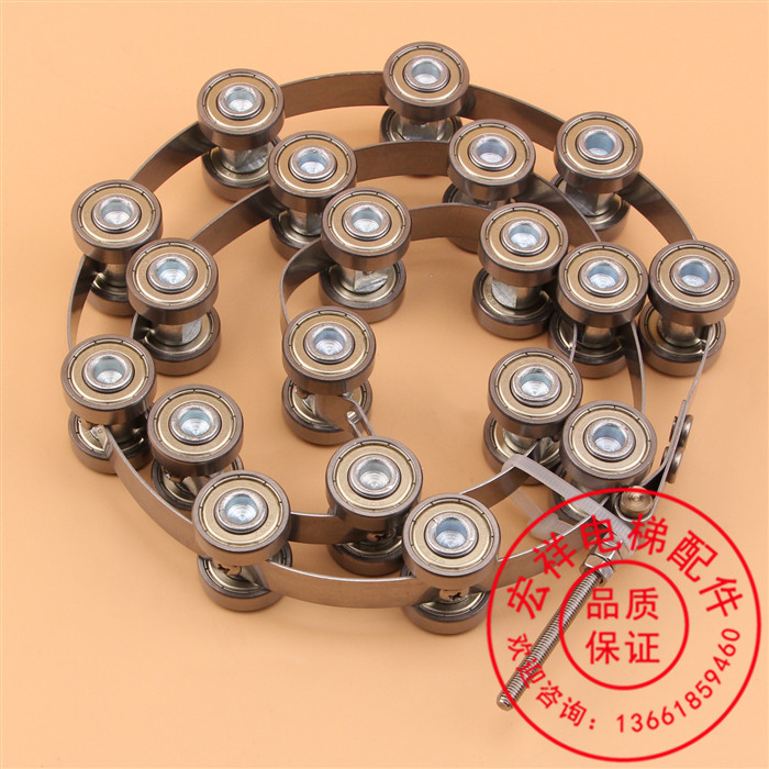 Xizi OTIS Rotary Chain Stainless Steel Escalator Rotary Chain 19 Wheel ...