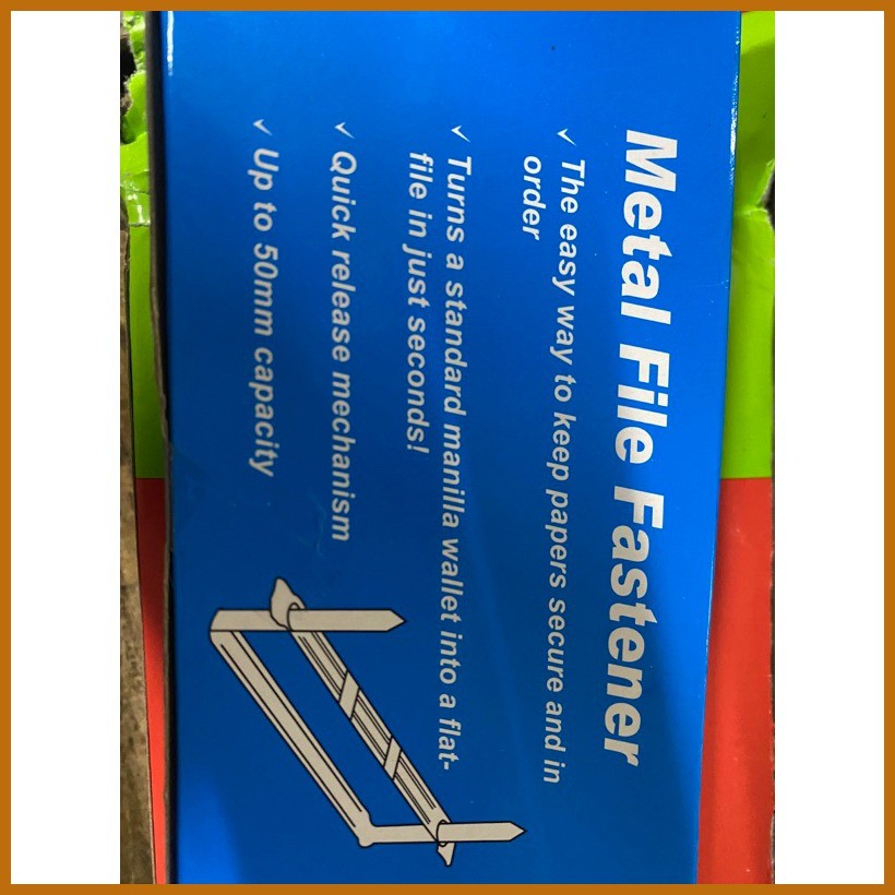 ¤ ☀️ 50sets Paper Fastener 8cm - Metal Fastener CHEAPEST | Shopee ...