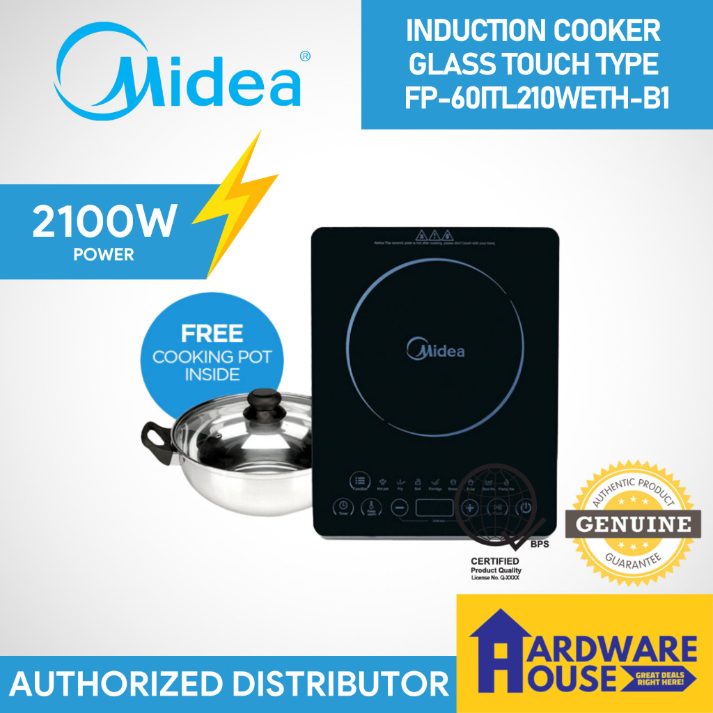 ORIGINAL MIDEA Digital Electric Induction Cooker Single Stove FREE ...