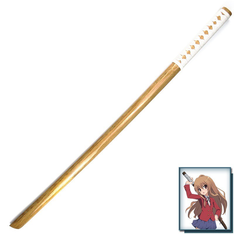Aisaka Taiga and Gintoki Kendo Wooden Sword (Bokken) for Cosplay and ...