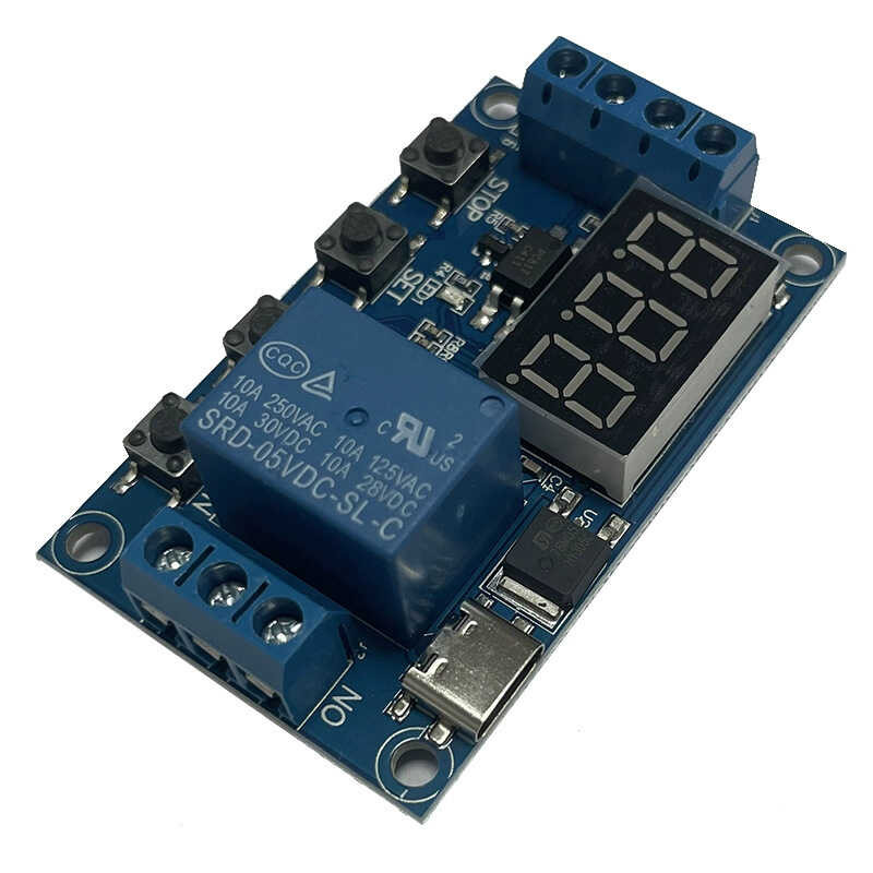 One Way Of Relay Module Power-Off Disconnection Trigger Delay Cycle Timing Circuit Switch Using ...