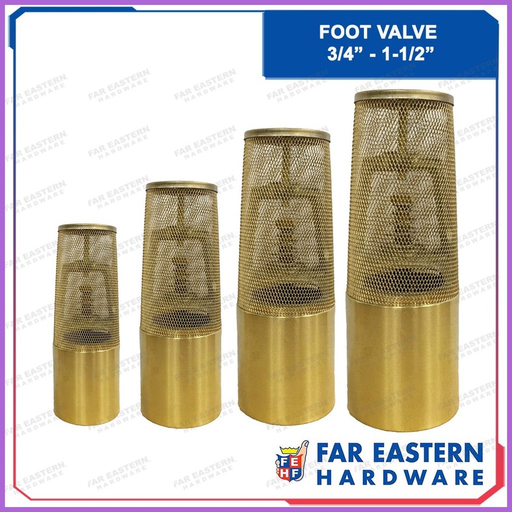 Brass Foot Valve Clayton Type 3/4" - 1 1/2" | Shopee Philippines