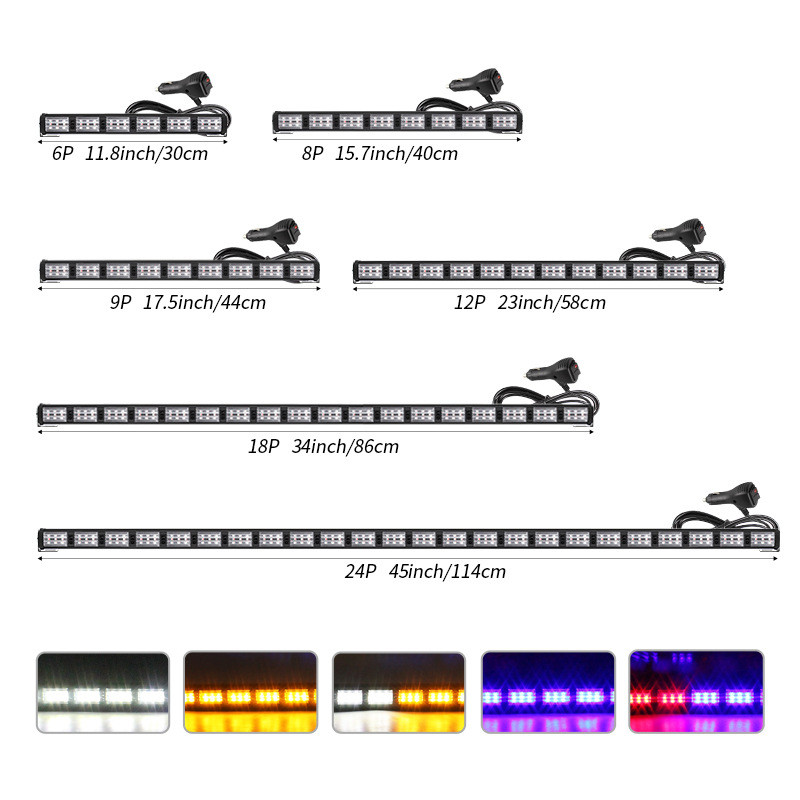 Multifunctional Truck Color-changing Strobe Light LED Red Blue Open ...