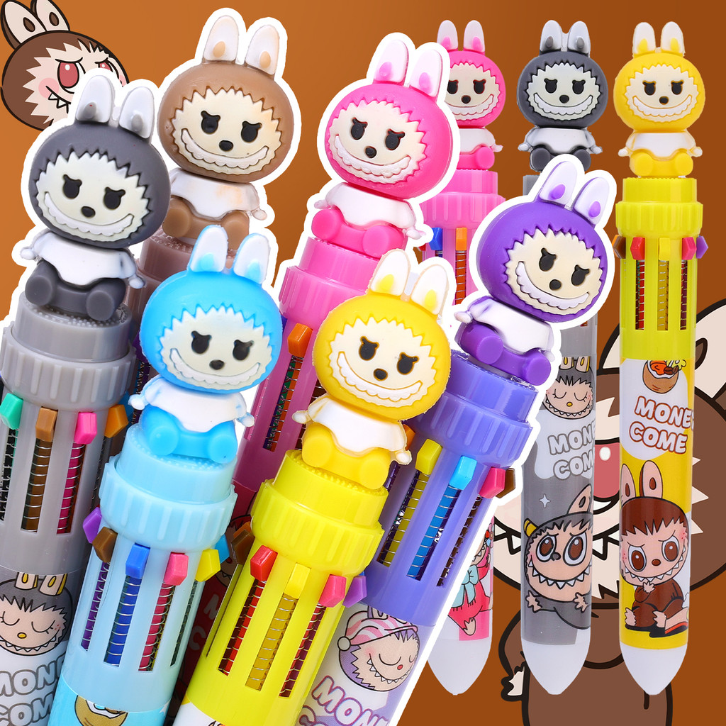Cartoon Capybara Ten Color Drawing Ball-pen - Durable Handwritten ...